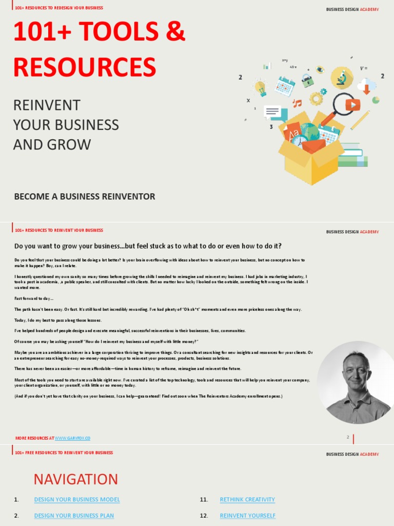 101+ Free Resources to Reinvent Your Business: A Comprehensive Guide to ...