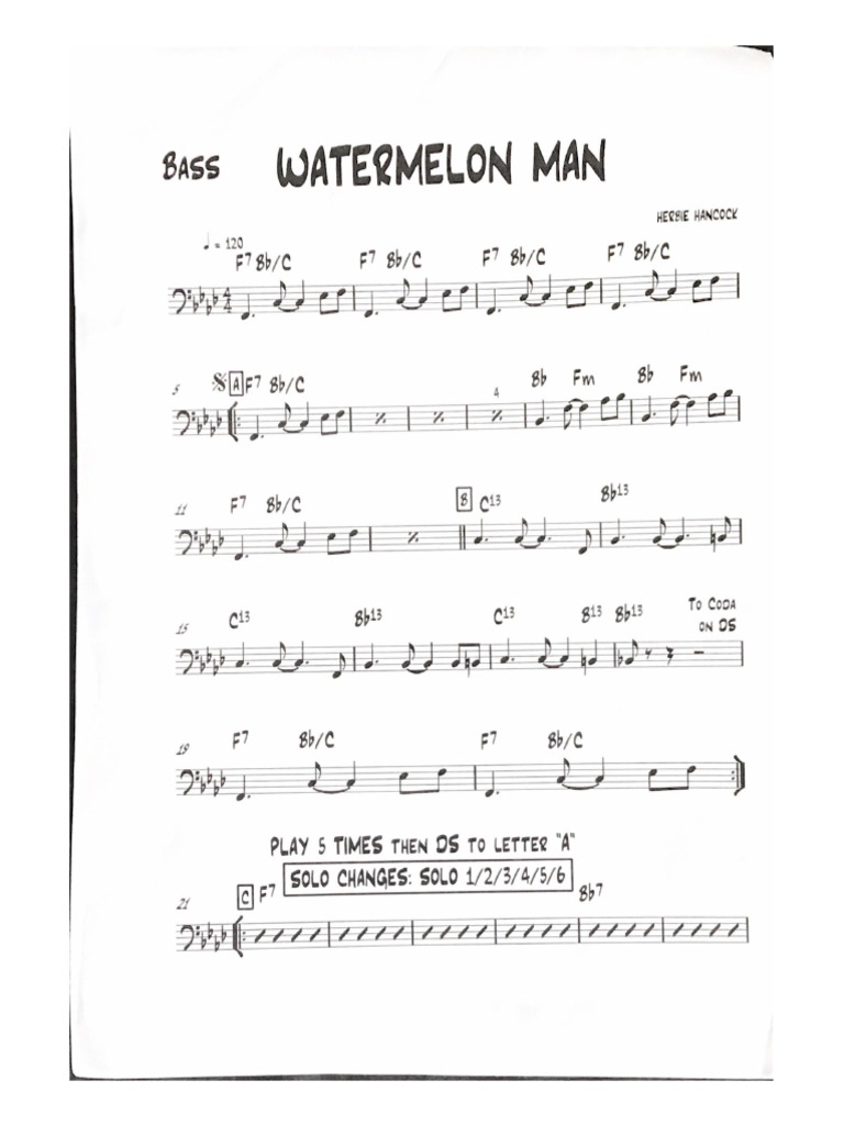 Watermelon Man | PDF