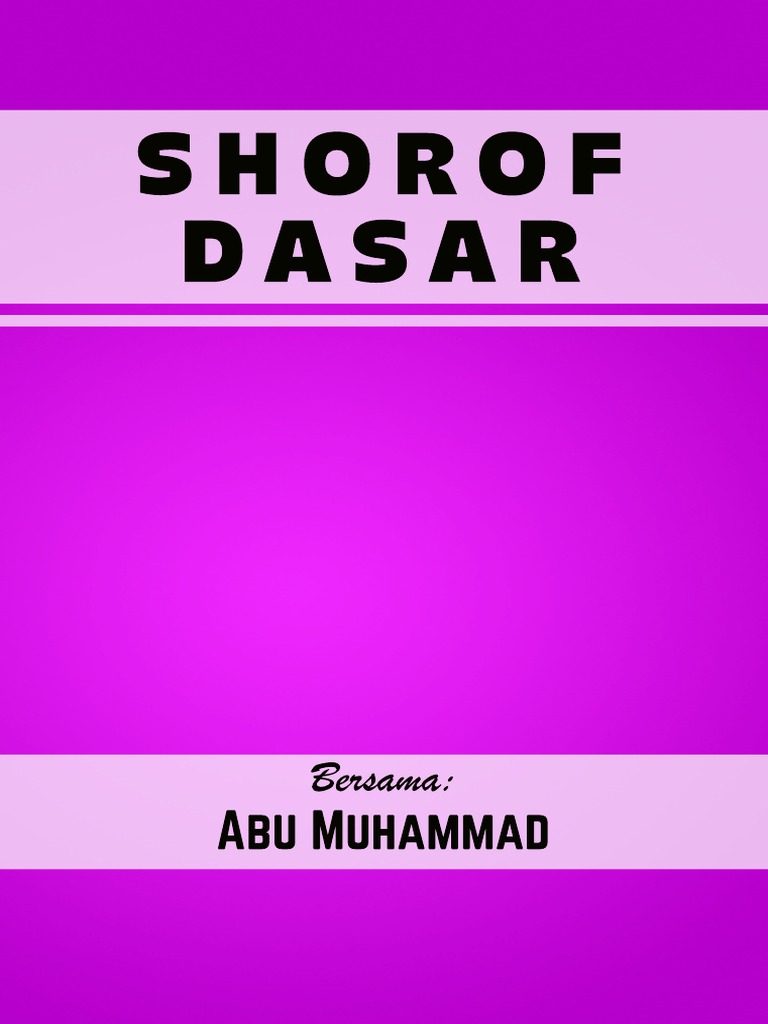 Shorof Dasar | PDF | Languages Of Asia