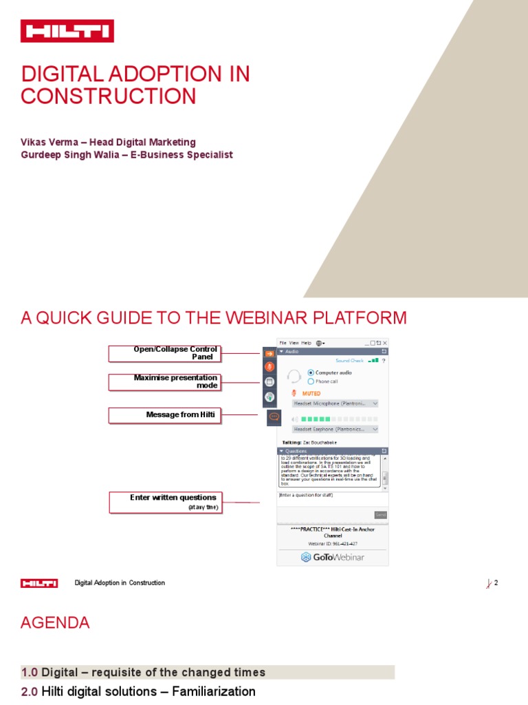 Digital Adoption in Construction Guide | PDF | Online And Offline ...