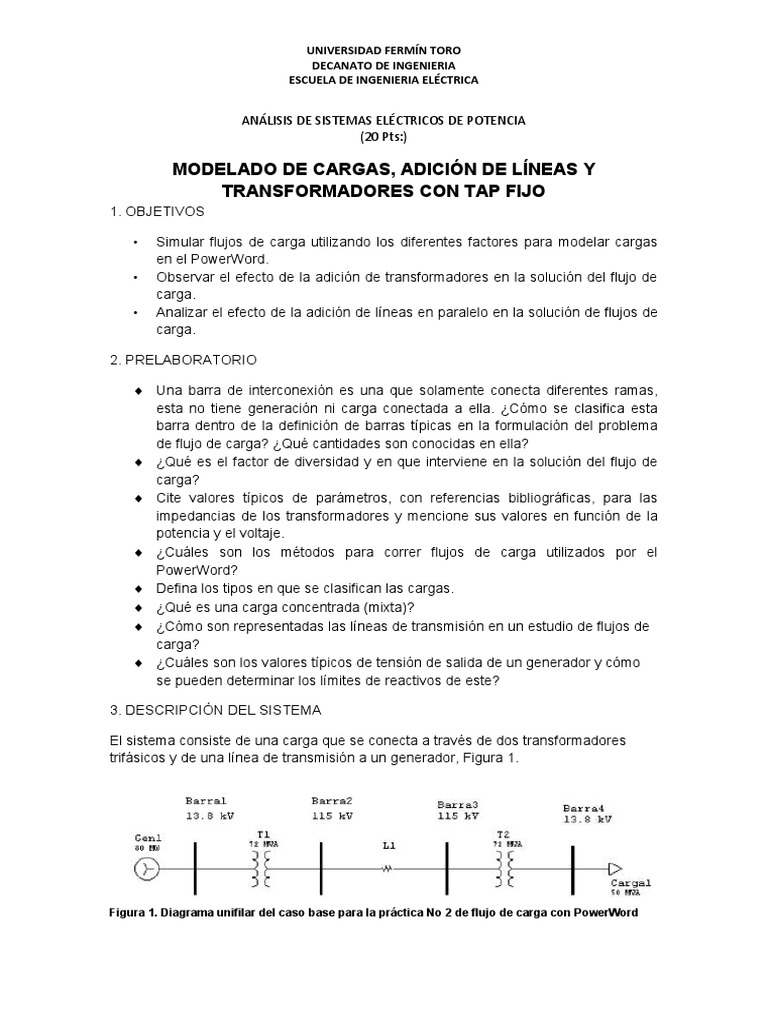 Aplicación Del Powerword | PDF | Transformador | Línea de transmisión