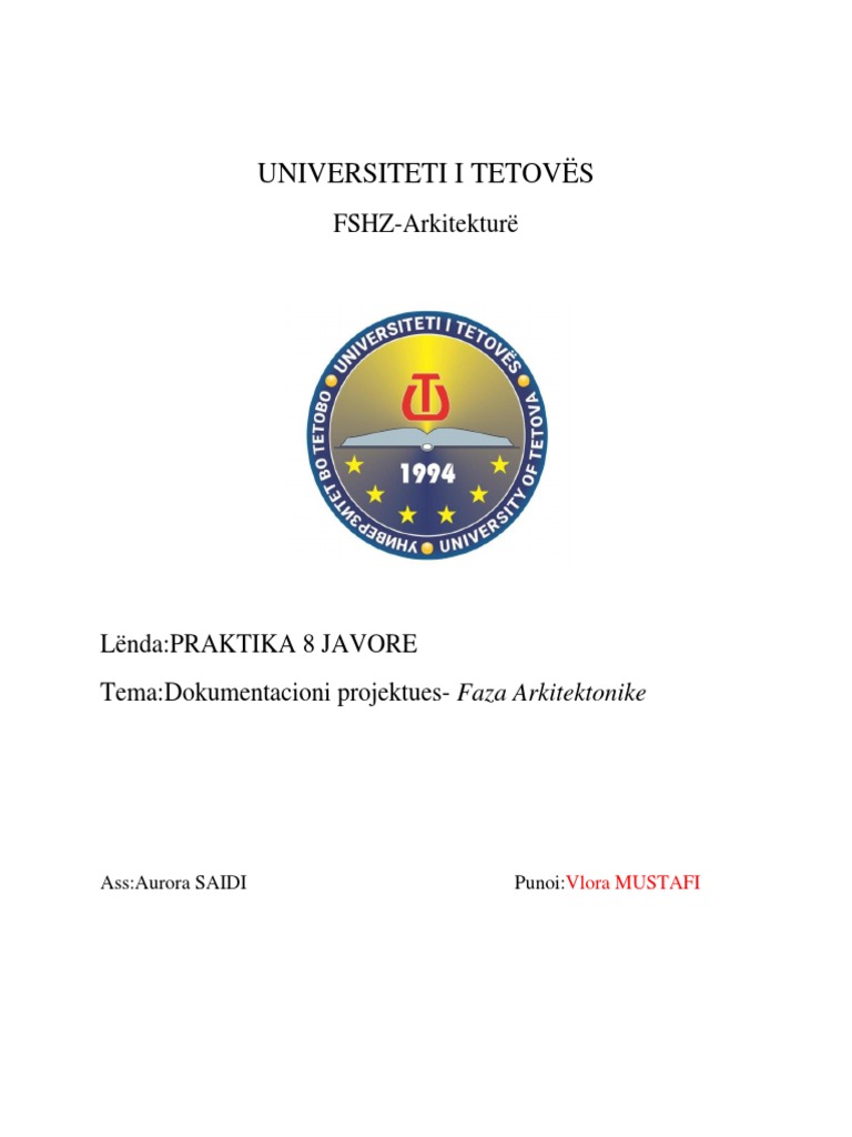 Praktika 8 Javore-Vlora MUSTAFI | PDF