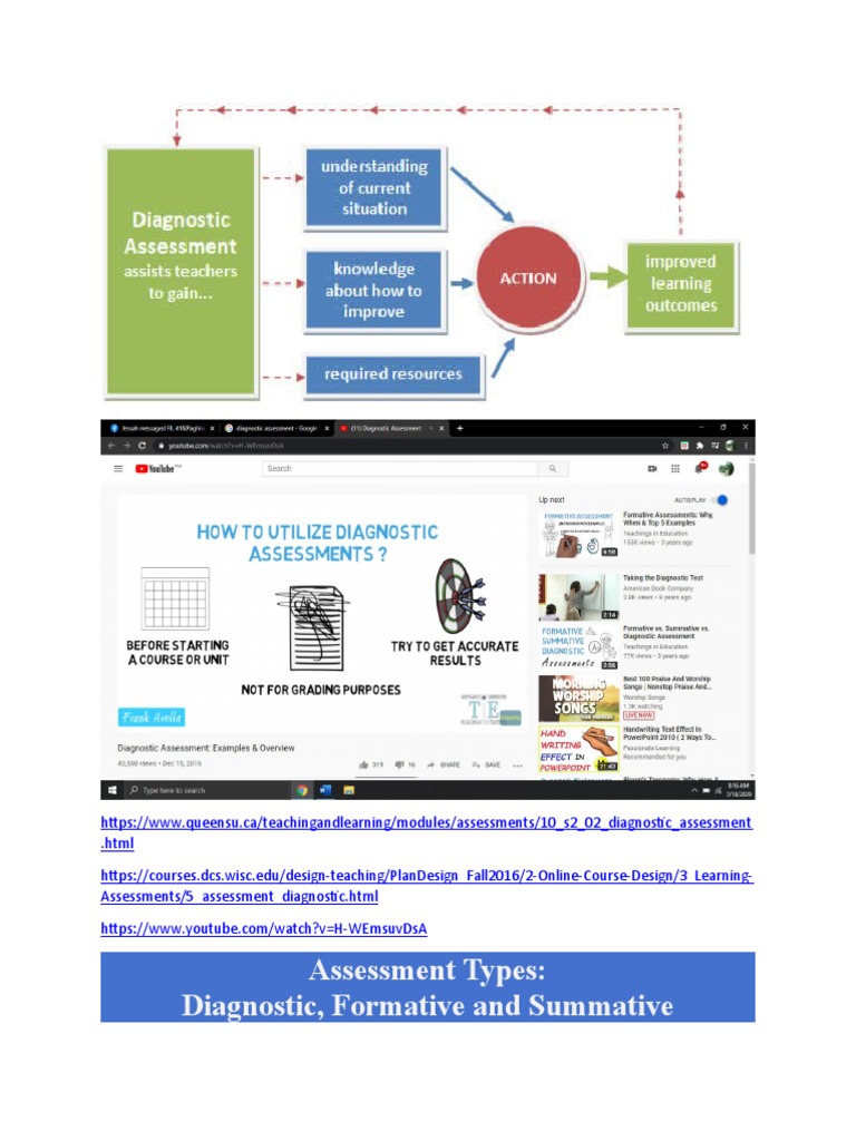 Diagnostic Assesment Report | PDF | Educational Assessment | Learning