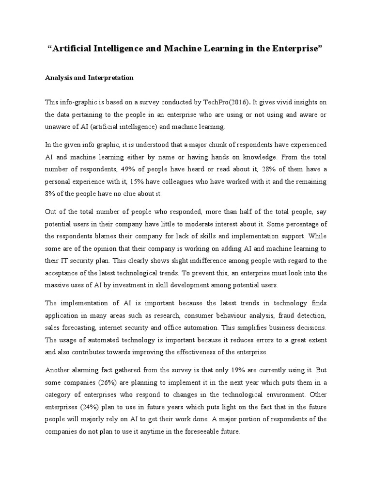 Infographic Interpretation Report | PDF | Artificial Intelligence ...