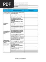 Barangay Accomplishment Report | PDF | Government Information | Government