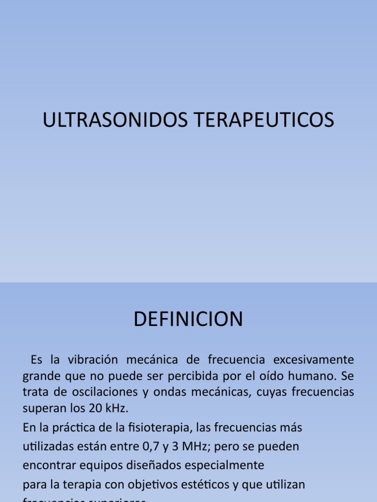 ULTRASONIDO | PDF | Olas | Piezoelectricidad