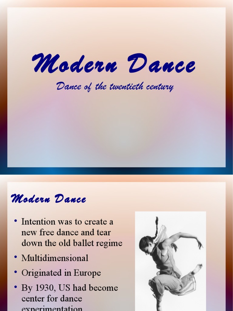 Modern Dance: Dance of The Twentieth Century | PDF | Dances | Ballet