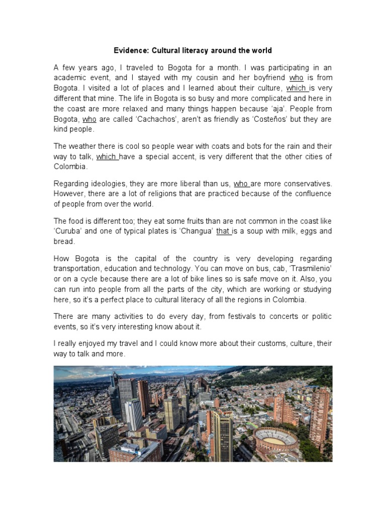 Evidence Cultural Literacy Around The World | PDF