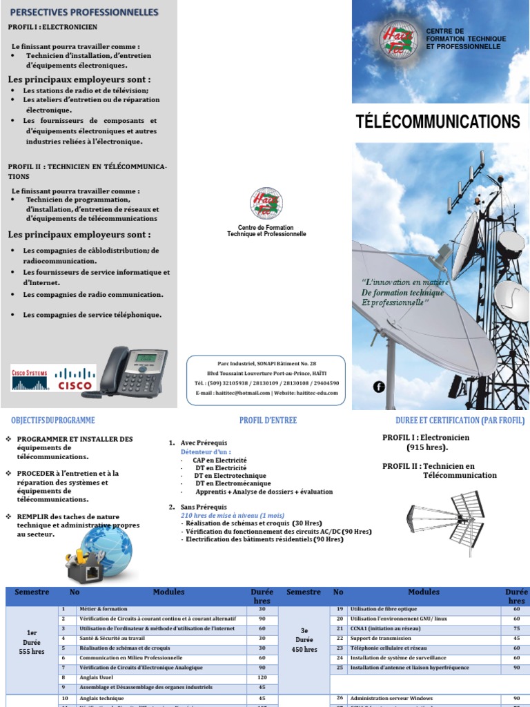Guide de formation en télécommunications | PDF | Télécommunication ...