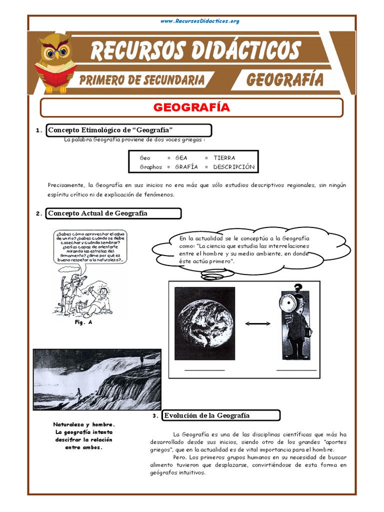 La Evolución De La Geografía A Través De Los Tiempos Pdf Geografía