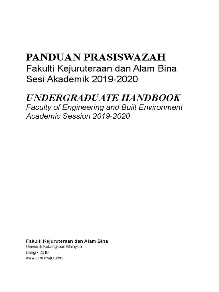Buku Panduan 2019 2020 PDF | PDF