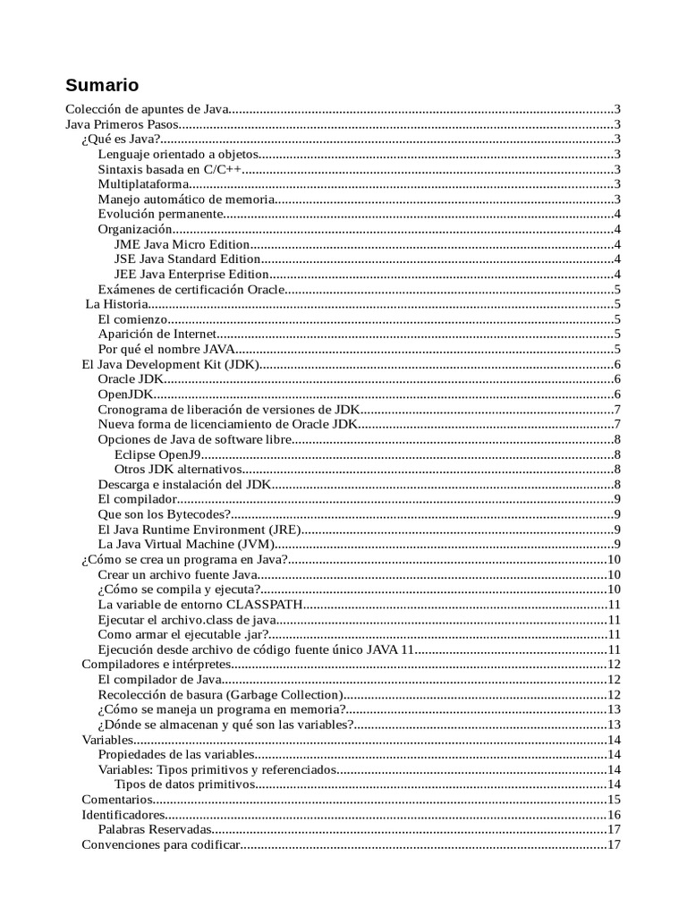 Parte 01 - Java Primeros Pasos | PDF | máquina virtual de Java | Java (lenguaje de programación)