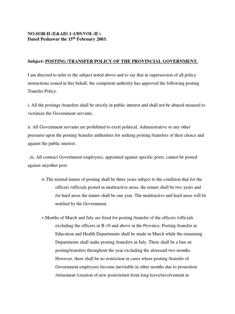 201908021564725766-Posting Transfer Policy of The Provincial Government ...