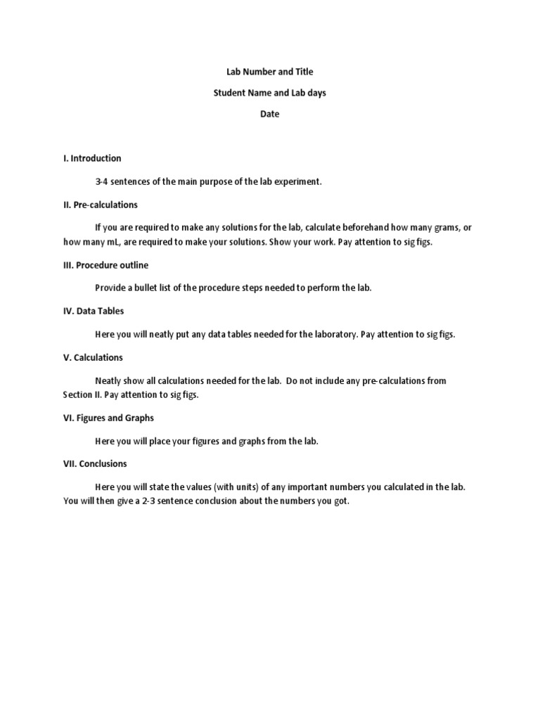 Laboratory Write Up Outline | PDF | Computers | Technology & Engineering