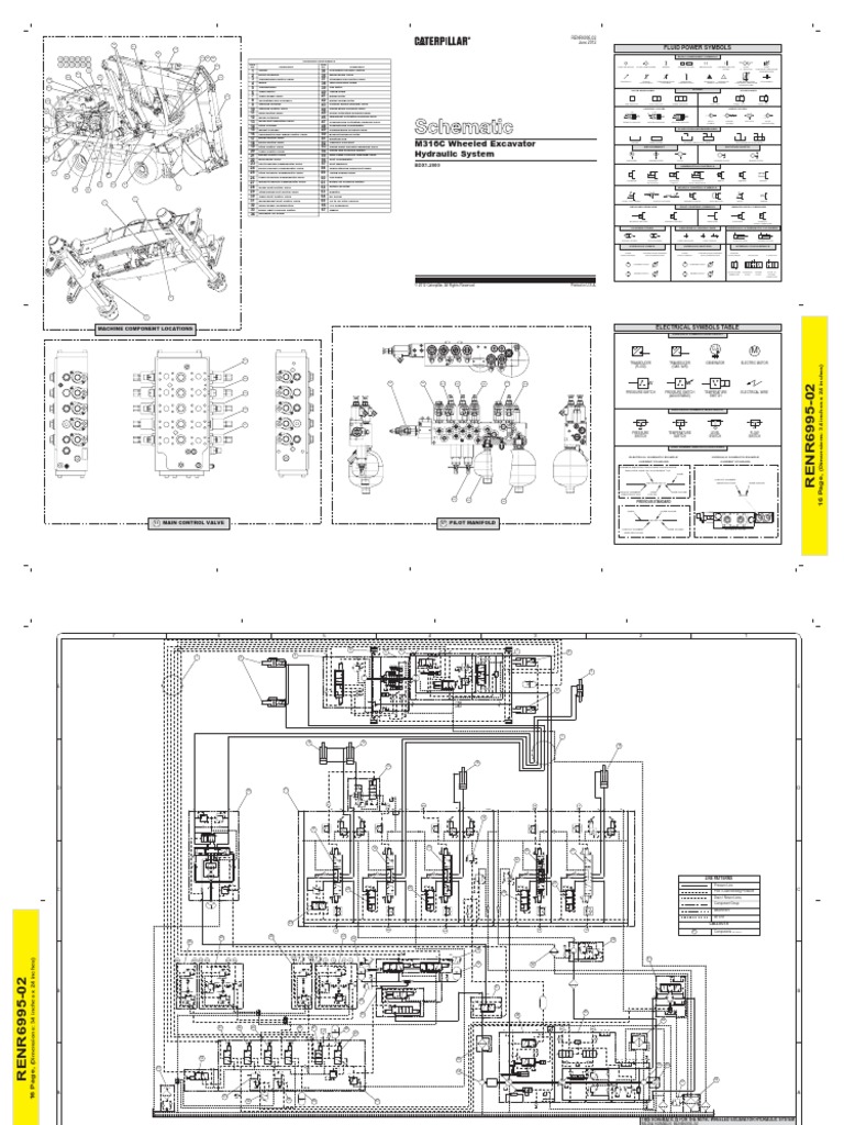 Cat - Dcs.sis - Controllerm316c Hydraulic PDF | PDF | Valve | Brake