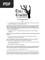 The Crucible Study Guide ANSWERS | PDF | Social Science | Religion ...