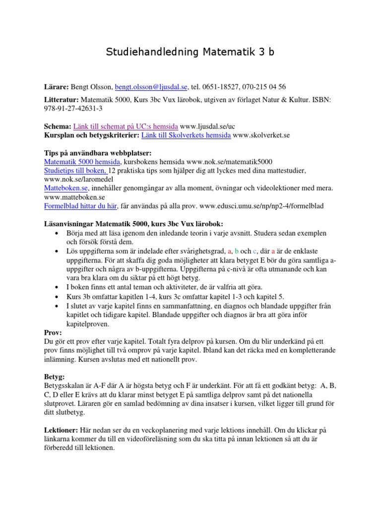 Matte 3b C PDF | PDF