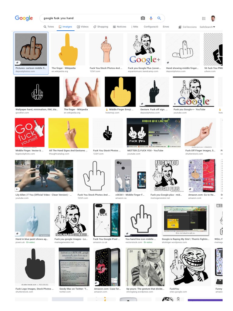 Google Fuck You Hand - Cerca de Google | PDF | Computing And ...