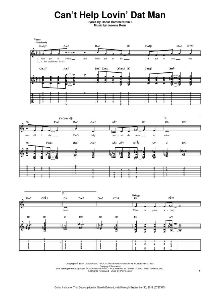 Cant Help Lovin Dat Man Pdf Pdf Entertainment General