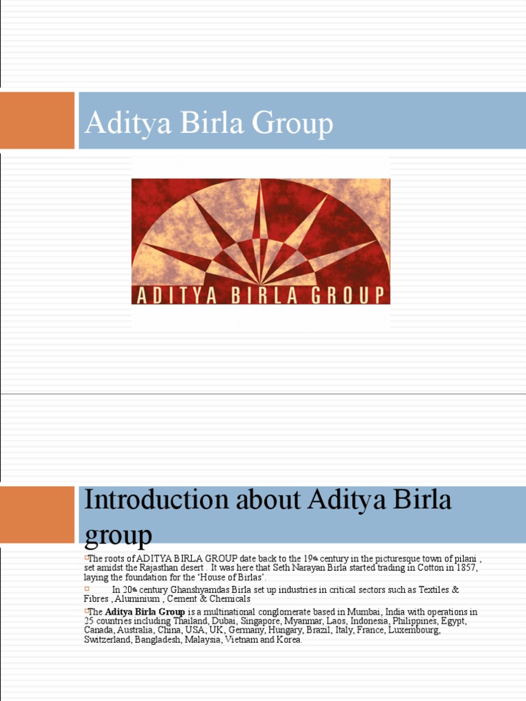 Aditya Birla Group | PDF