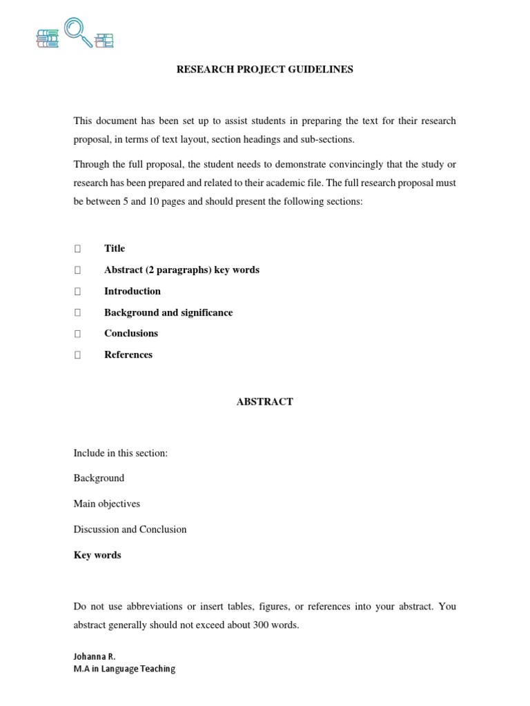 Research Project Guidelines | PDF | Essays | Semiotics