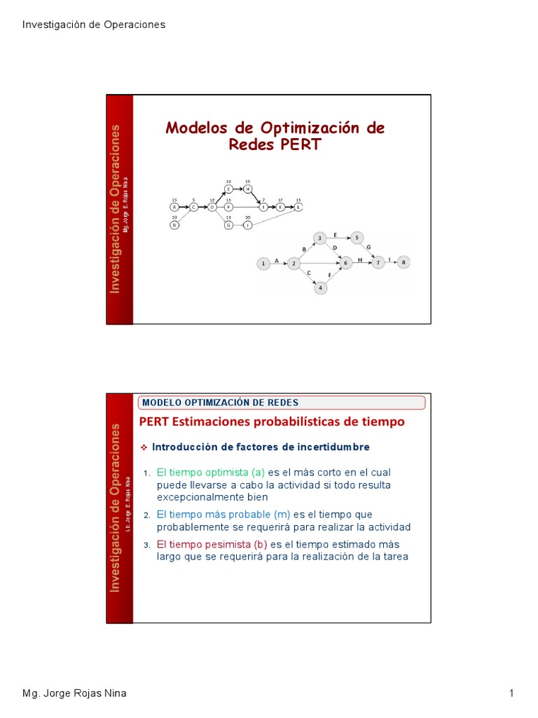 IO-12 Redes PERT | PDF | Distribución normal | Desviación Estándar