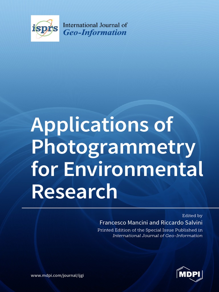 Applications of Photogrammetry For Environmental Research PDF | PDF ...