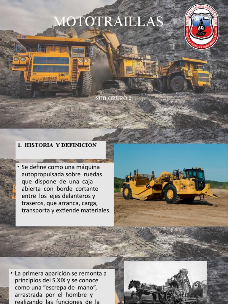 Mototraillas Exposicion-2.2 | PDF | Eje | Tractor