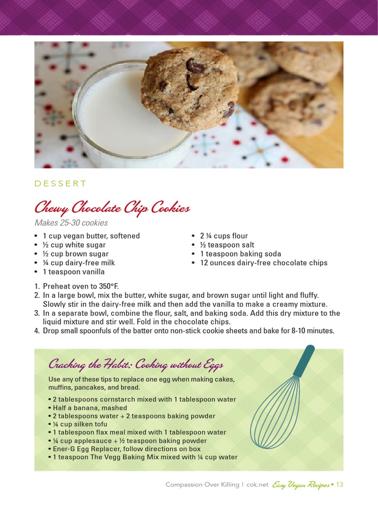 Chewy Chocolate Chip Cookies | PDF
