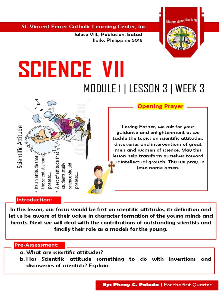 Science 7 Module 3 PDF | PDF | Scientist | Science