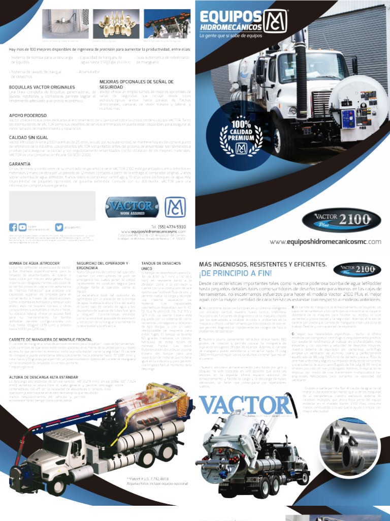 Folleto VACTOR 2115 PDF | PDF