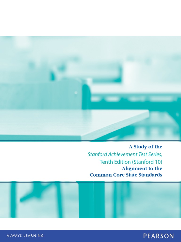 Stanford Achievement Test Series, Tenth Edition (Stanford 10) | PDF ...