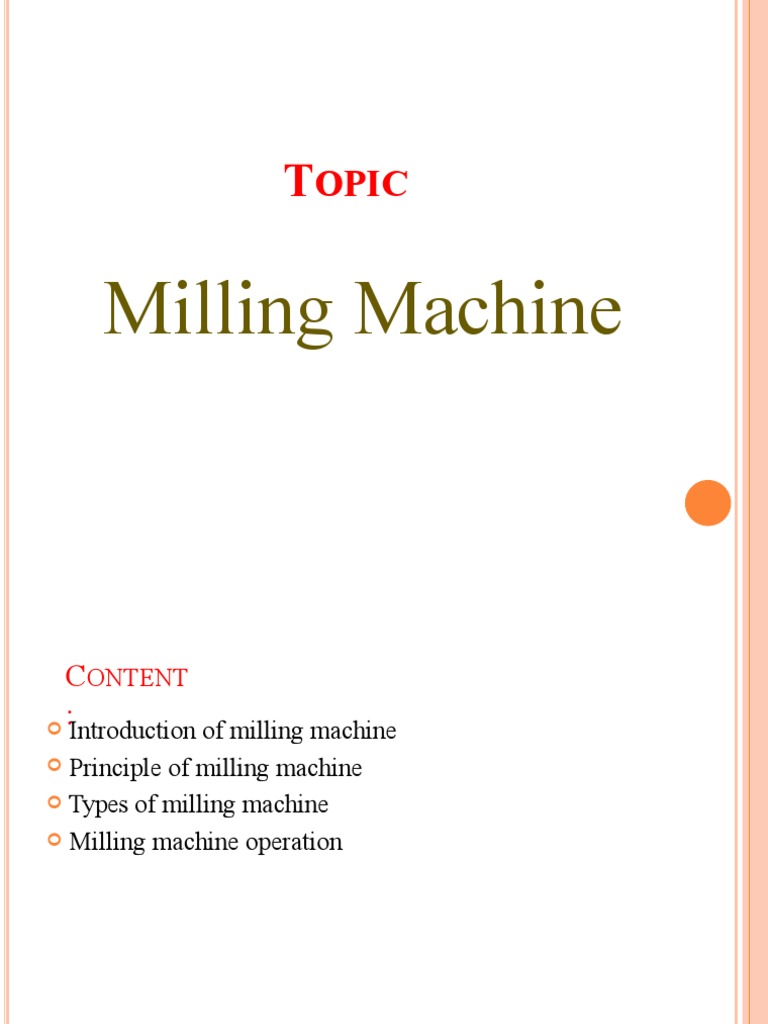 Milling Machine-1 | PDF | Machining | Procedural Knowledge