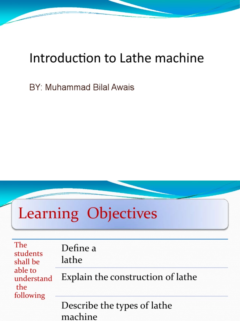 Introduction To Lathe Machine | Download Free PDF | Machining ...