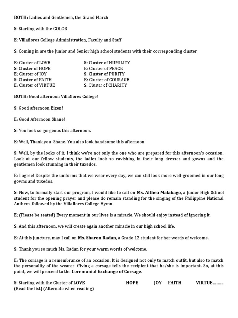 Js Prom Script Pdf Prophecy