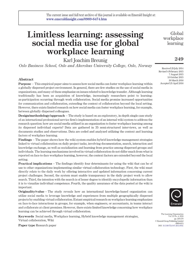 Limitless Learning Assessing | Download Free PDF | Collaboration ...