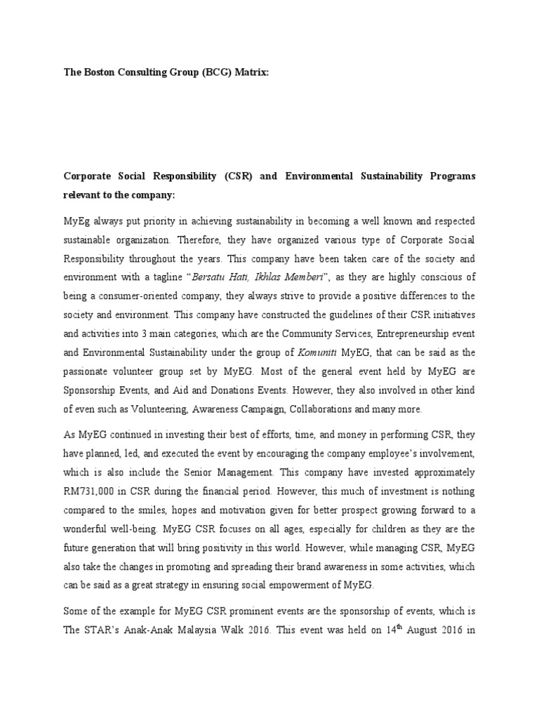 The Boston Consulting Group (BCG) Matrix | PDF | Swot Analysis | E ...