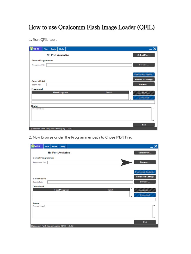 Qualcomm+Flash+Image+Loader (QFIL) +SOP | PDF