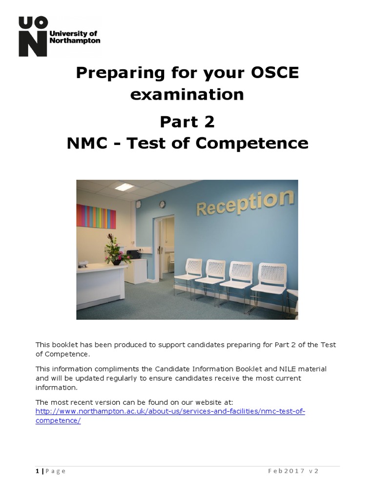 Preparing For Your OSCE Examination Feb2017 v2 | PDF | Midwife | Nursing