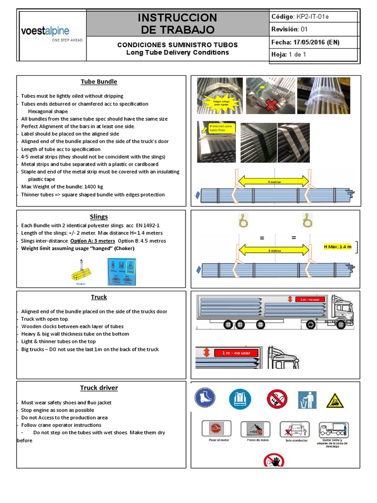 Tube Delivery Conditions and Guidelines | PDF