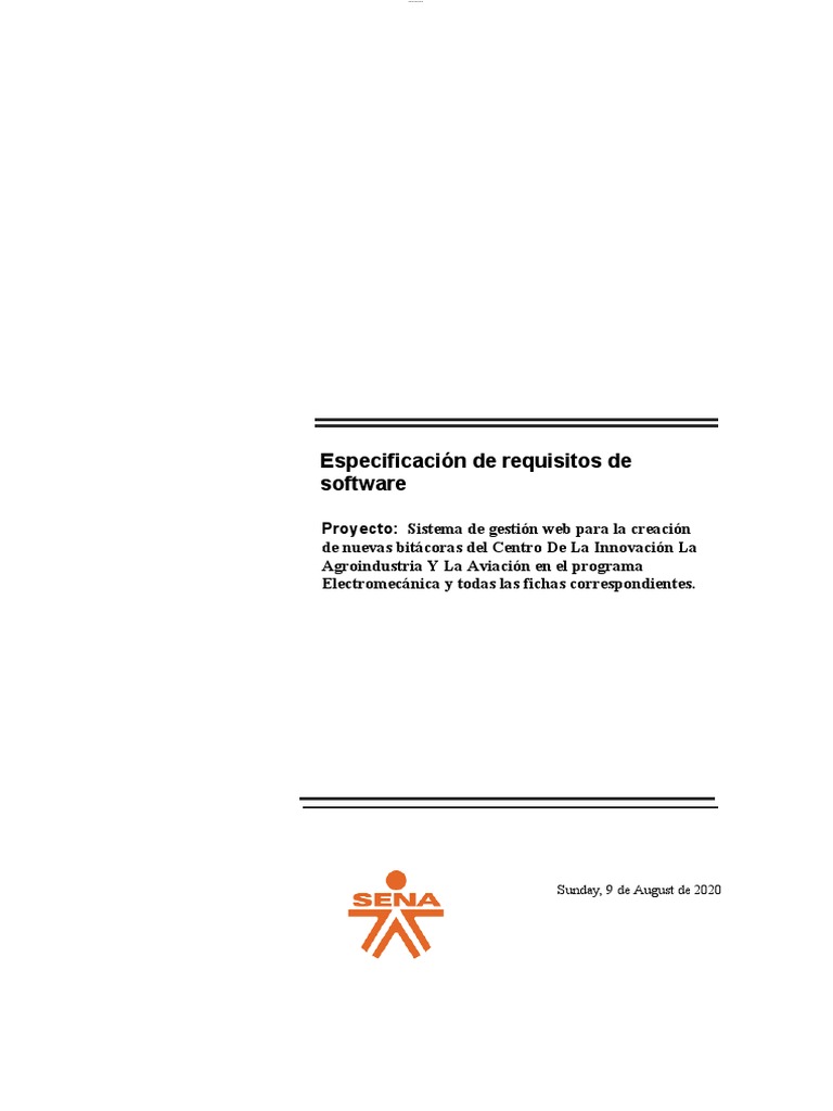 Ejemplo Formato Ieee 830 | PDF | Usuario (informática) | Red mundial