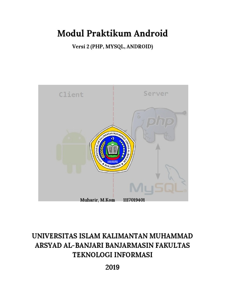 Modul Praktikum Android Versi 2 (PHP, MYSQL, ANDROID) | PDF
