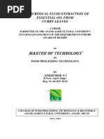 Mint Oil Extraction Techniques | PDF | Essential Oil | Distillation