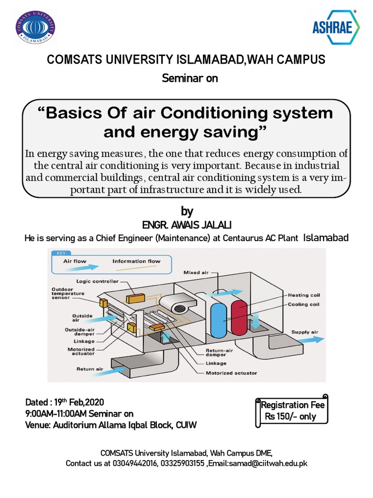 "Basics of Air Conditioning System and Energy Saving": Comsats ...