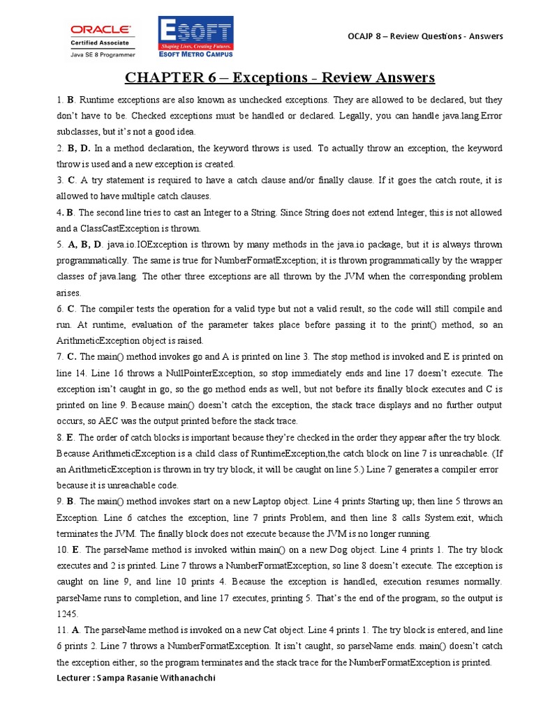 CHAPTER 6 Review Answers | PDF | Method (Computer Programming ...