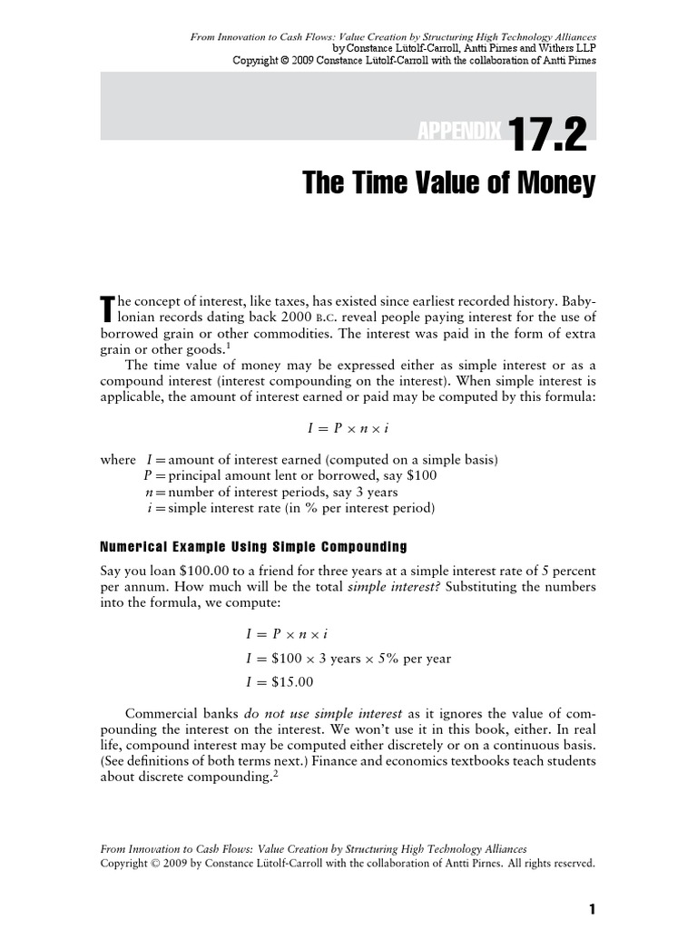 Time Value of Money PDF | PDF | Compound Interest | Time Value Of Money