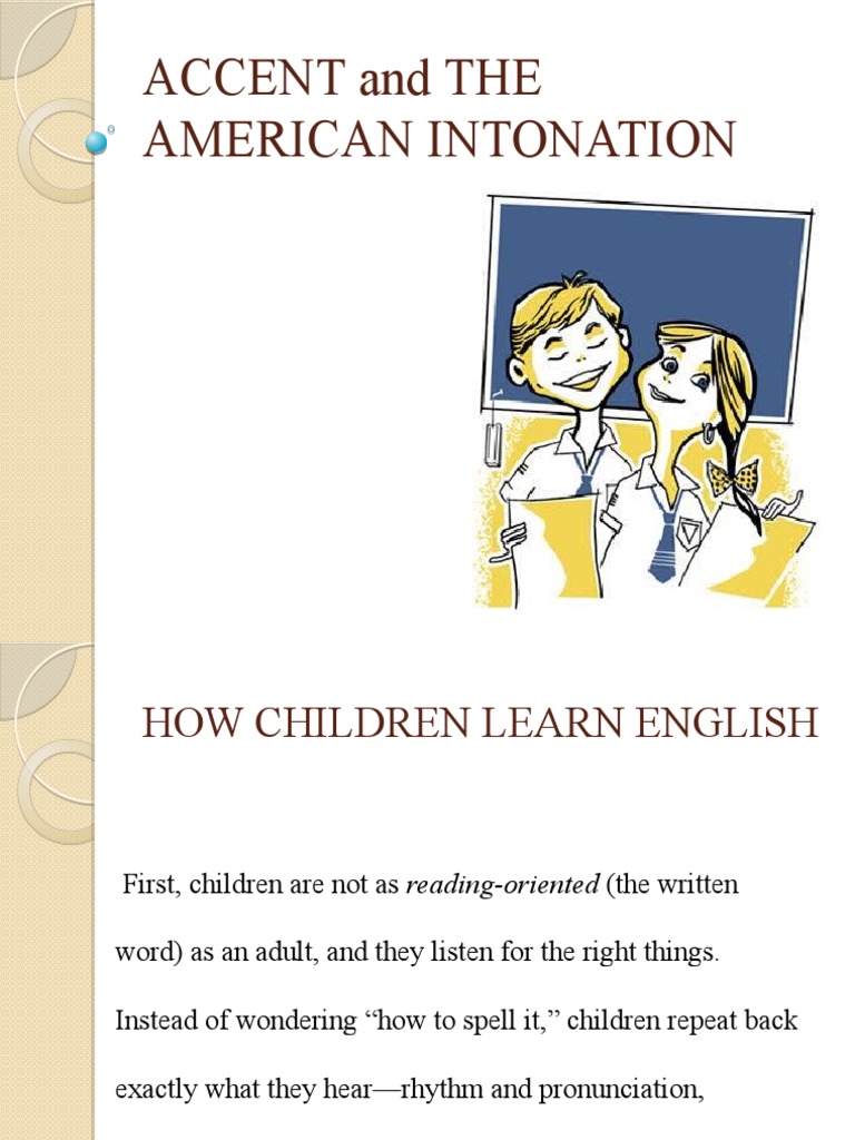 American Accent Intonation Patterns | PDF | Accent (Sociolinguistics ...