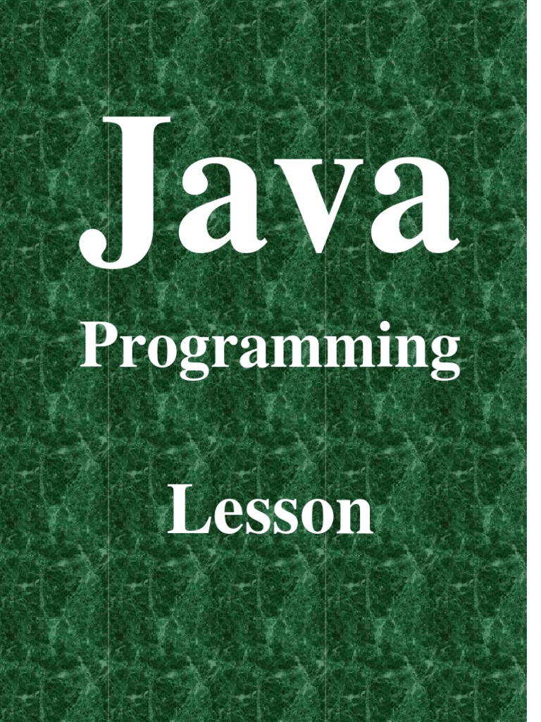 មេរៀន Java Programming ភាសាខ្មែរ.pdf | PDF