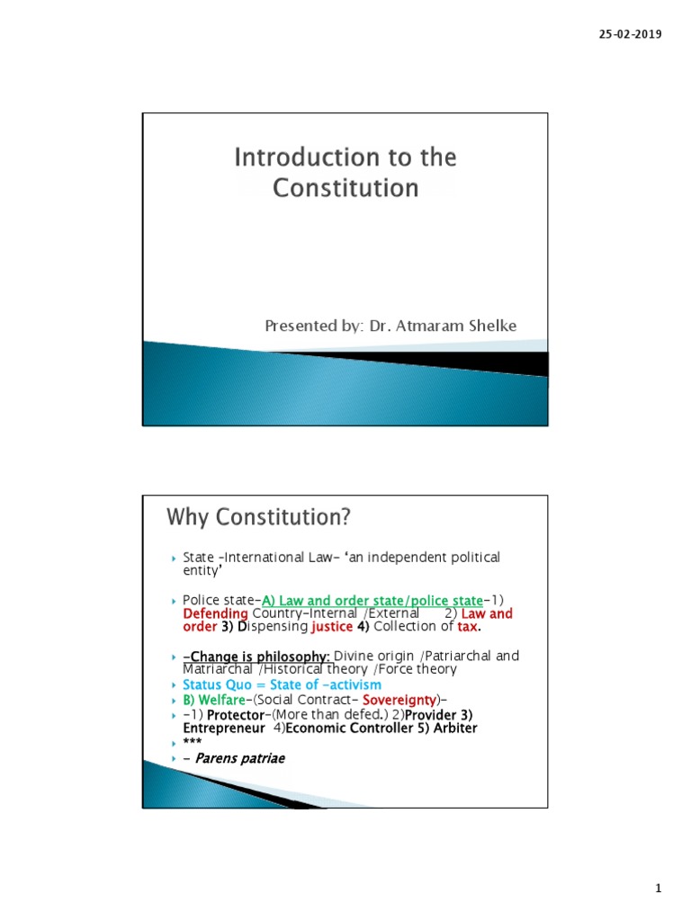Introduction and Rule of Law | PDF | Rule Of Law | Constitution