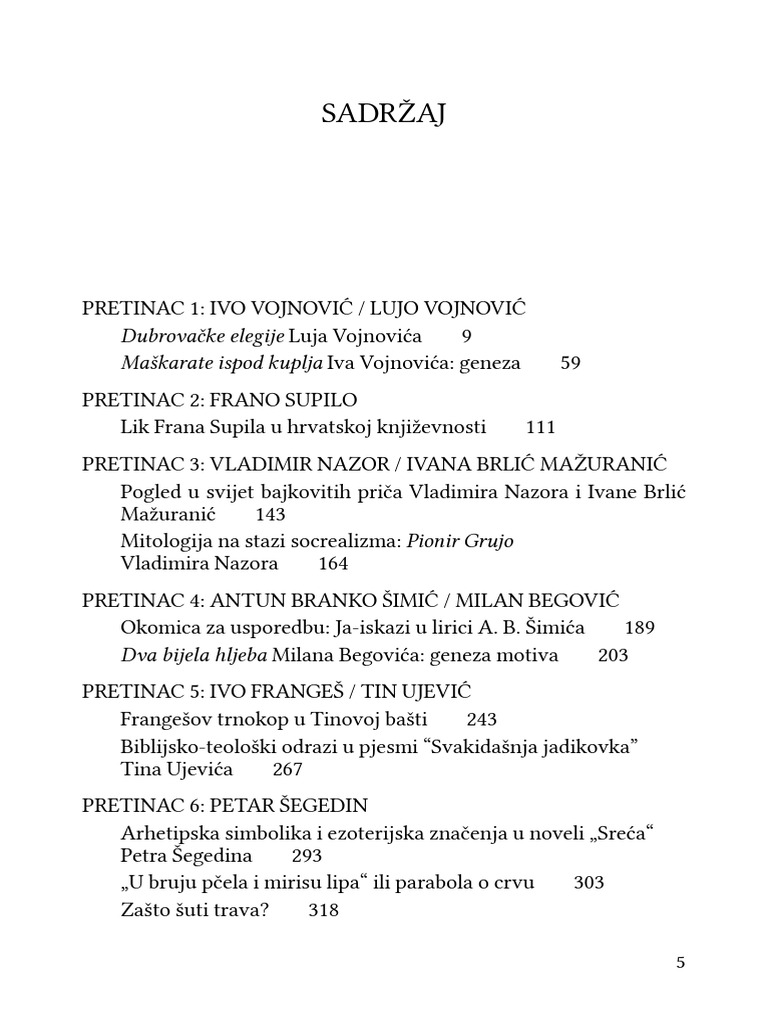 Sadrzaj | PDF